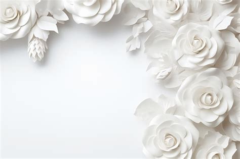 Premium Ai Image Soft Diffuse Rose Pattern Frame With Backlight