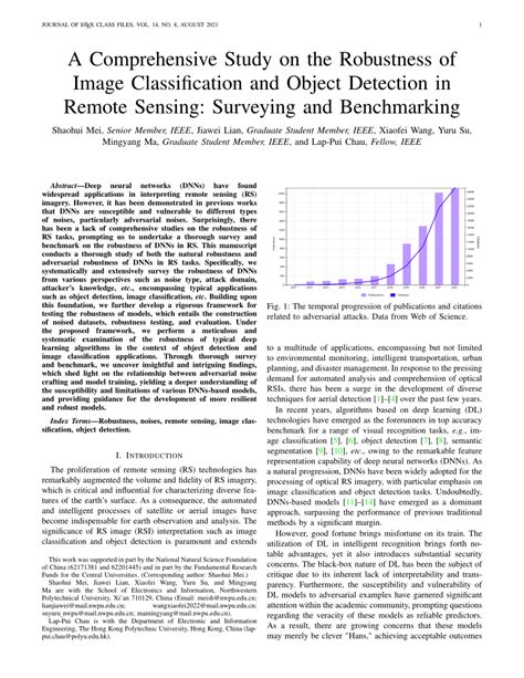 PDF A Comprehensive Study On The Robustness Of Image Classification And Object Detection In
