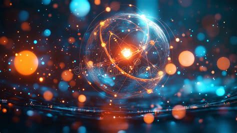 Exploring The Intricacies Of Photon Entanglement In Quantum Physics Stock Image Image Of