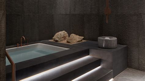Studio N Highlights Textured Materials With Lighting At Sensasia Stories Spa