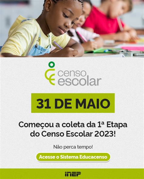 Coleta Do Censo Escolar 2024 Termina Em 31 De Julho — Agência Gov🦜