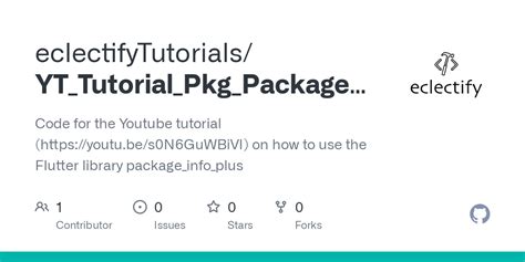 YT Tutorial Pkg Package Info Plus Main Dart At Main EclectifyTutorials YT Tutorial Pkg Package