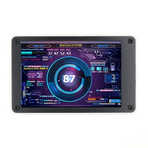 Pantalla Secundaria Usb Dual Acrílico Diy Pantalla De Computadora Para