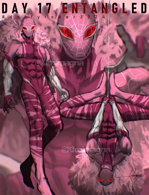 Spider Man And Donquixote Doflamingo Marvel And 1 More Drawn By