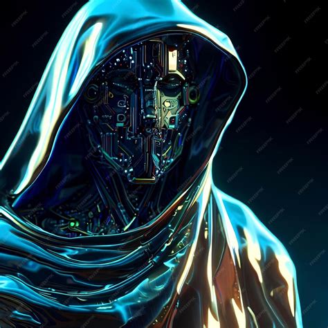 Premium Ai Image The Cyborg Assassin Monk