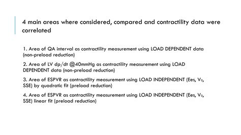 Cardiac Contractility Using Qa Interval Ppt