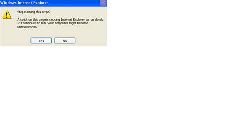 List Resources Locks Up Windows Internet Explorer Stop Running This