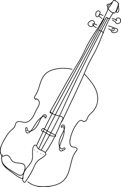 Premium Vector Violin Line Art Minimalist Music Drawing Outline Sketch String Instrument