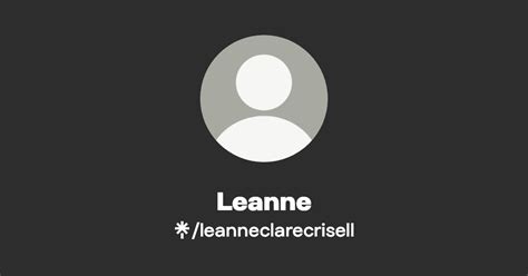 Leanne Instagram Tiktok Linktree