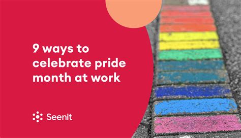 9 Ways To Celebrate Pride Month At Work Seenit