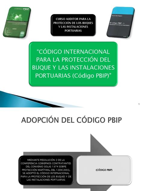 1 Presentación Código Pbip Pdf Envío