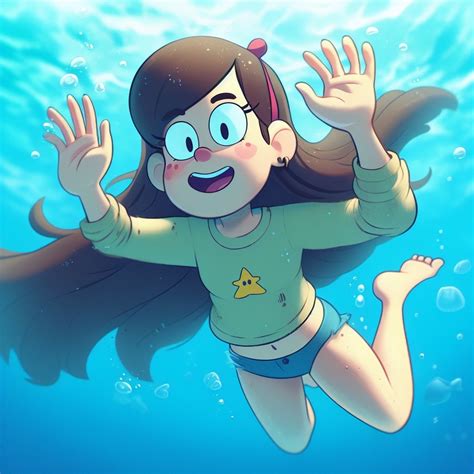 Mabel Pines Underwater Barefoot 2 By Cutiesaurs On Deviantart
