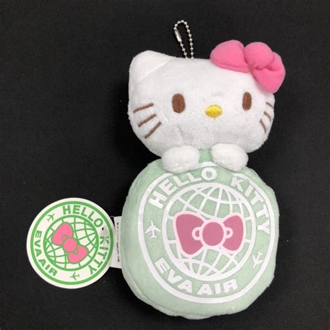 Hello Kitty X 長榮航空eva Air 聯名吊飾環保袋 蝦皮購物