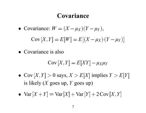 Covariance