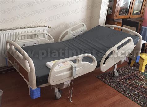 2 MOTORLU HASTA YATAĞI HASTANE YATAĞI Platin Yatak Hasta Yatağı