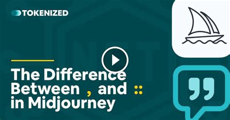 the difference between colons and commas in midjourney — tokenized