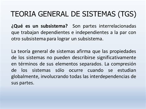 Introducción A La Teoría General De Sistemas