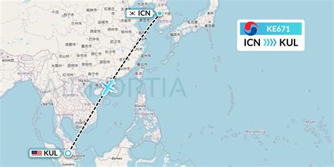 KE Flight Status Korean Air Seoul To Kuala Lumpur KAL