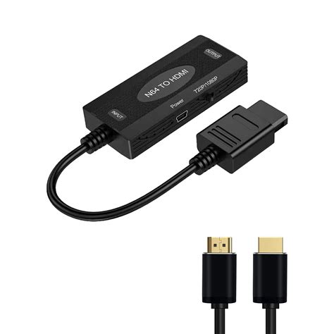 Amanka N64 To Hdmi Converter Adapter With 720p 1080p Switch