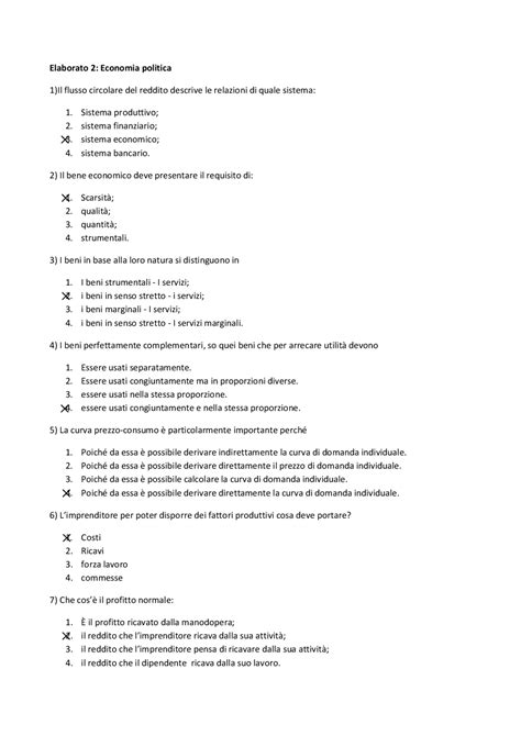 Elaborato 2 Corretto E Superato Docsity
