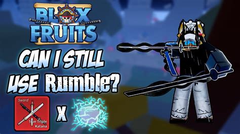I Used Rumble Again Blox Fruits 1v1s Youtube