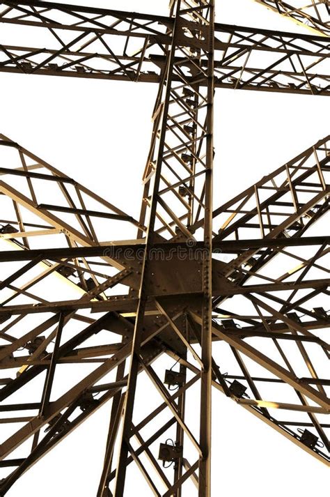 Framework Architecture Of Eiffel Tower Stock Image Image Of Space
