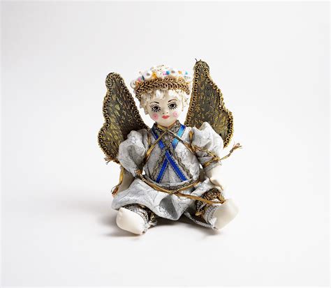 Collectible Angel Porcelain Doll 7 Tall Etsy
