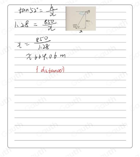 solved using the diagram below what is the horizontal distance