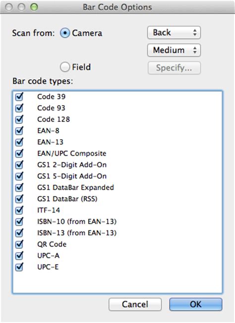 barcode scanning in filemaker 13 mightydata