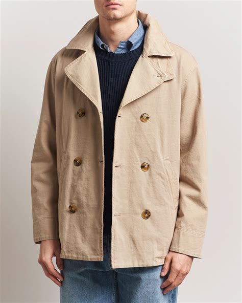 Polo Ralph Lauren Wool Melton Peacoat Navy Charcoal At
