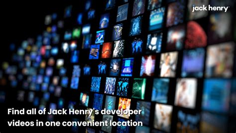 Home Developer Video Gallery Jack Henry Docs