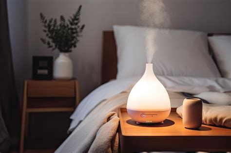 Premium Photo Aromatherapy Diffuser In The Bedroom Filling The Room