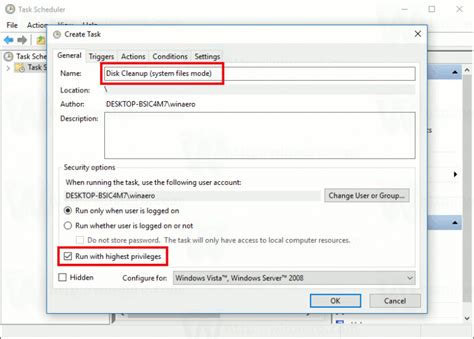 Start Disk Cleanup With All Items Checked