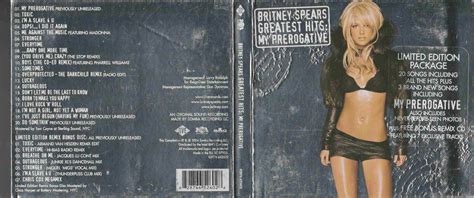 Płyta Cd Britney Spears Greatest Hits My Prerogative