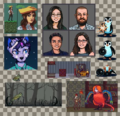 For Hire Pixel Art Illustrations Assets Animation R