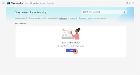 在 Viva Learning 中创建集合 Microsoft Learn
