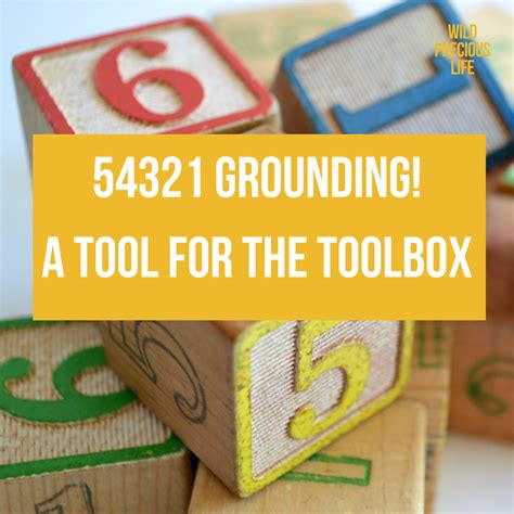Reduce Anxiety With The 54321 Grounding Technique A Wild Precious