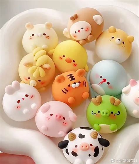 32 مدل مجسمه با خمیر کلی کیوت وفانتزی این مجسمه‌های کوچیک با خمیر کلی، قراره دکور اتاقت رو