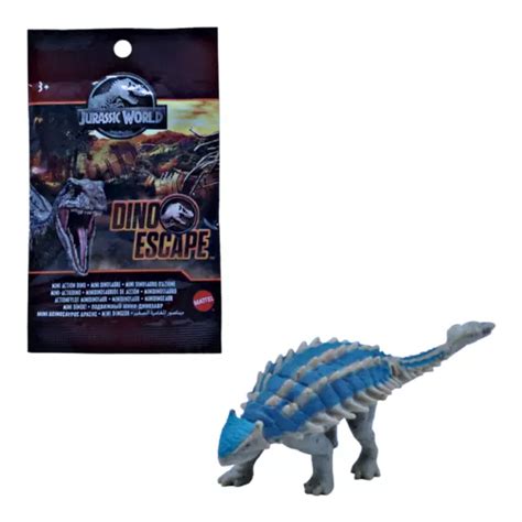 JURASSIC WORLD ANKYLOSAURUS Mini Dinosauro Dino Escape Mattel