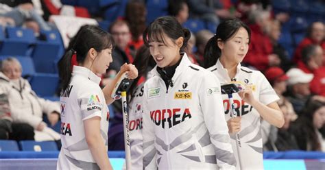 여자컬링 스웨덴 꺾고 6승 2패로 공동 3위에