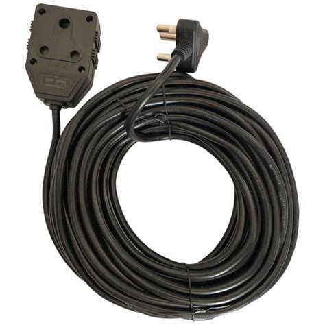 15m Extension Cord Black Shop Today Get It Tomorrow