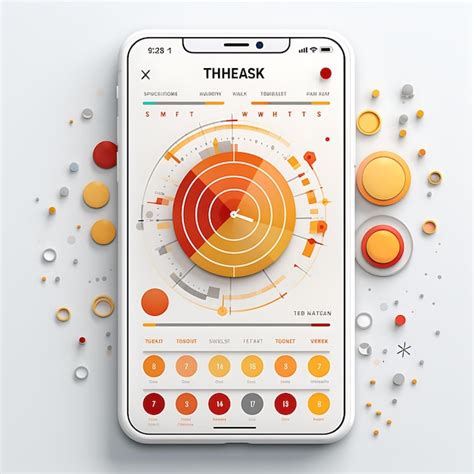 Premium AI Image Mobile App Layout Design Of Health Habit Tracker Goal Oriented And Motivating