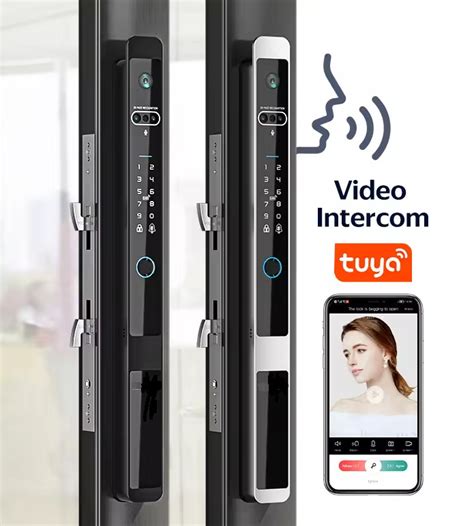 Jual Smart Door Lock Otomatis Untuk Kunci Pintu Aluminium Kaca Dengan Frame Sempit Fungsi Face