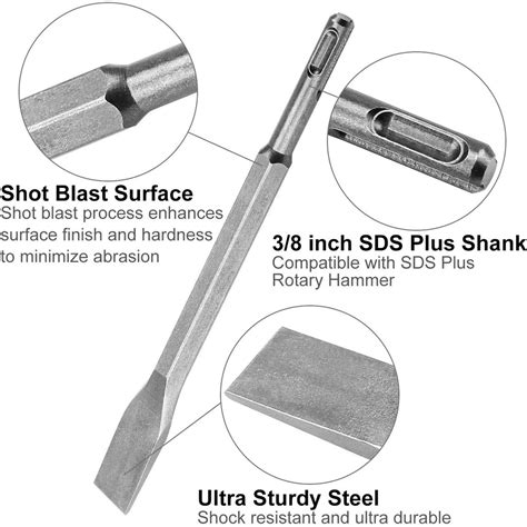 Point And Flat Sds Chisel Bull Point Chisel For Rotary Hammer Drill