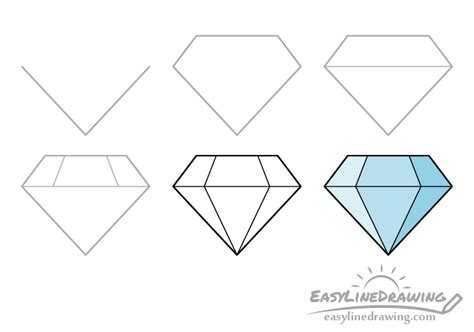 How To Draw A Diamond Shape
