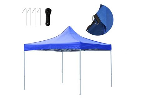 Paviljon Sa Mehanizmom 3x3m Plavi I Beli Eklix Klikom Do Kupovine
