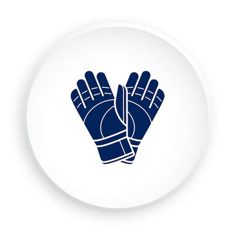 Premium Vector Pair Of Soccer Goalkeeper Gloves Icon In Neomorphism