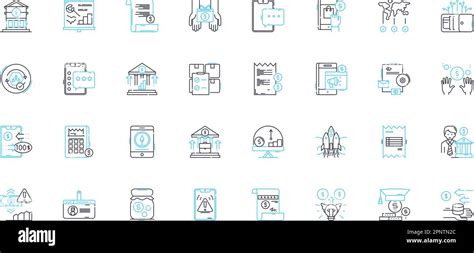 Mtary Solutions Linear Icons Set Logistics Efficiency Automation Advancement Reliability