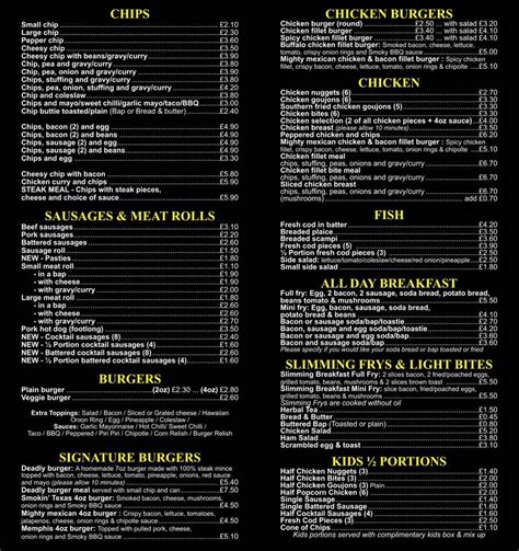 Menu At Landi S Coalisland Restaurant Dungannon 32 The Square Coalisland