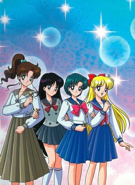 Makoto Rei Ami And Minako Sailor Moon Art Sailor Chibi Moon Diana
